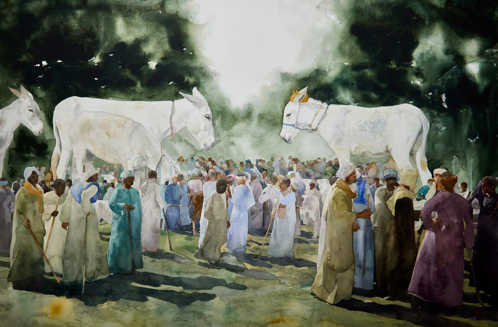 Ahmed Saber Mules 2024 Safarkhan Art Gallery