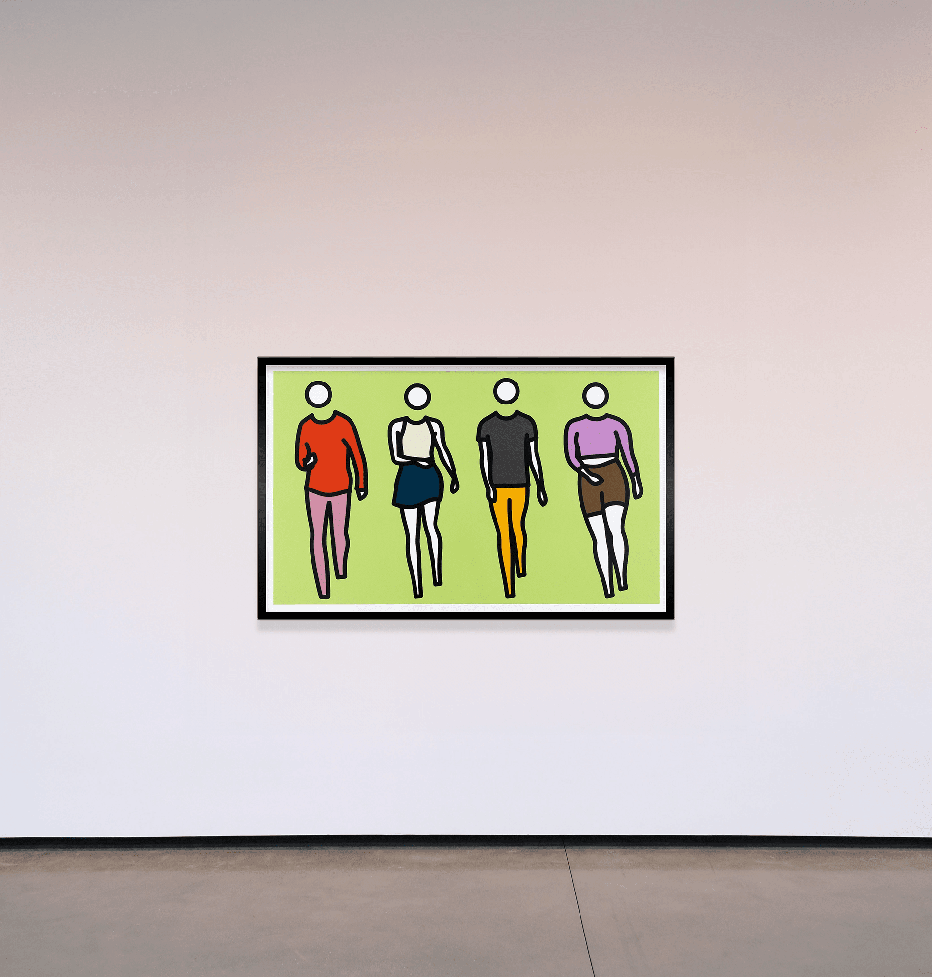 Julian Opie Dance Synced 2 2024 Rukaj Gallery