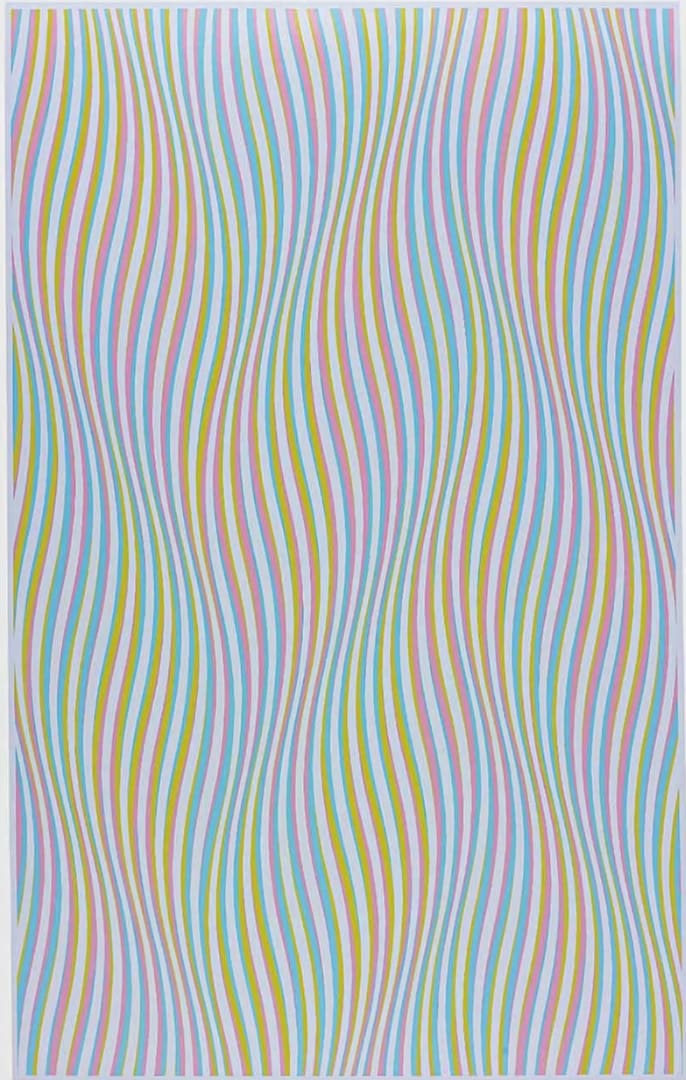 bridget riley waves