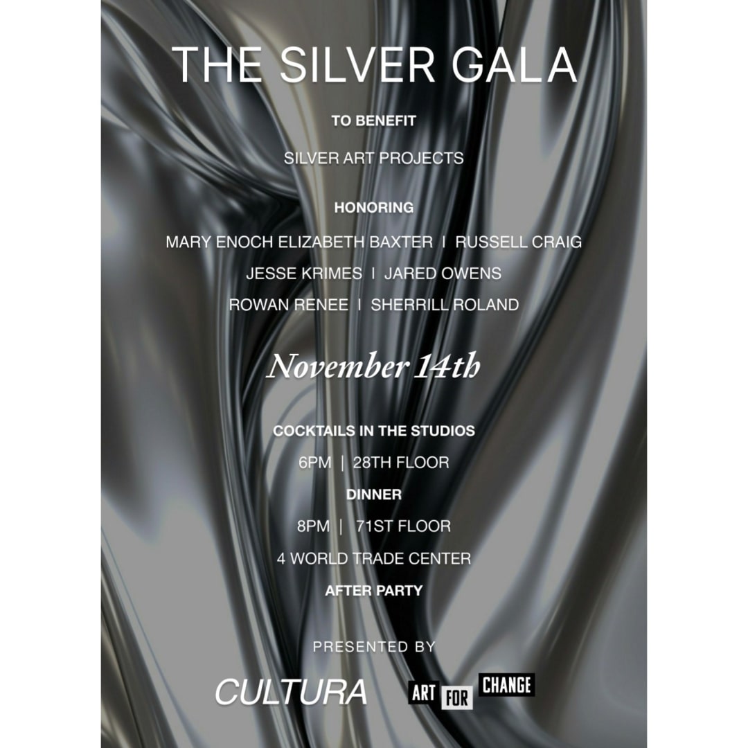 The Silver Gala – Thursday, November 14th, 6:00 pm | Silver Art Projects