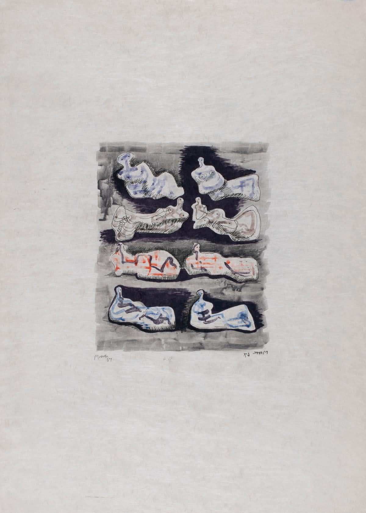 henry moore drawing analysis