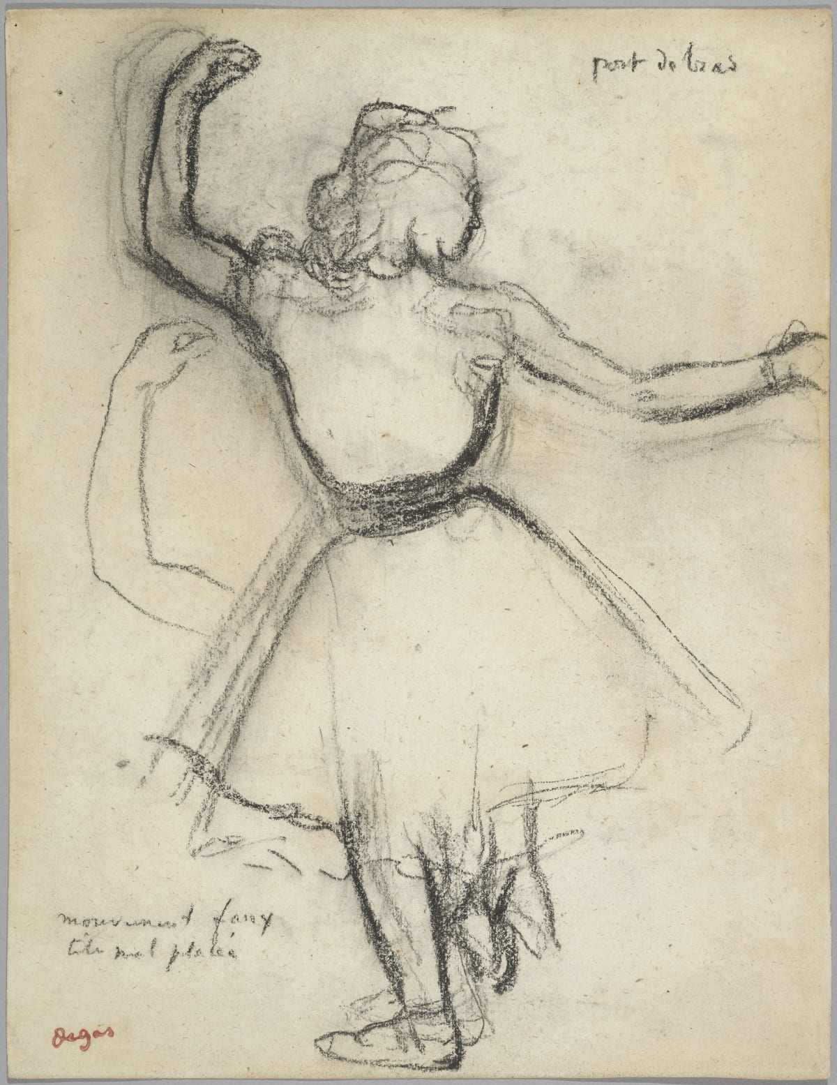 Degas Figure Drawings Edgar Degas Drawing Reproduction: Standing