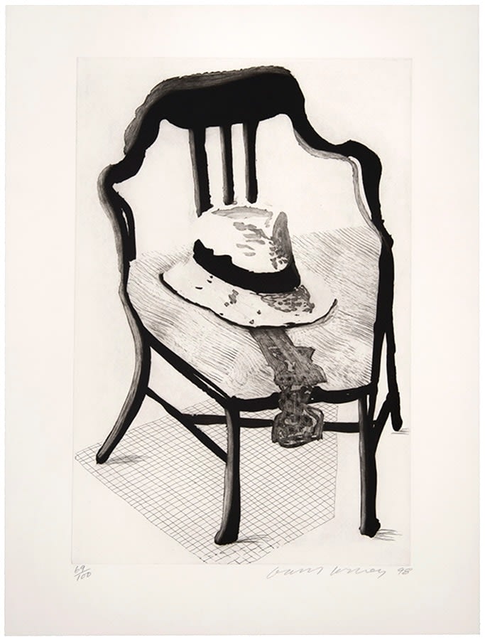 David Hockney Chair David Hockney Prints: Vincent's Chair. Modern POP