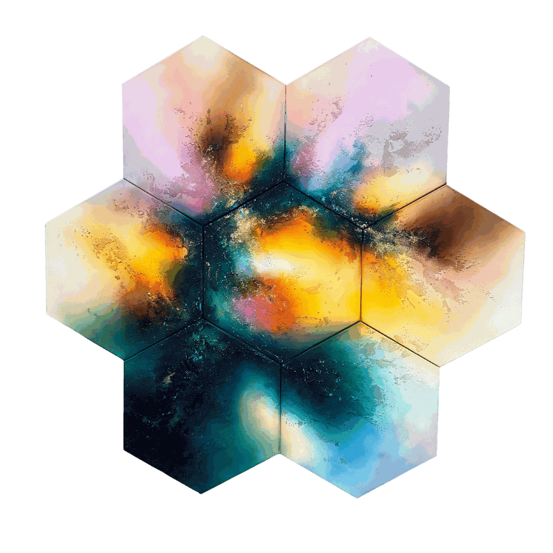 different materials art