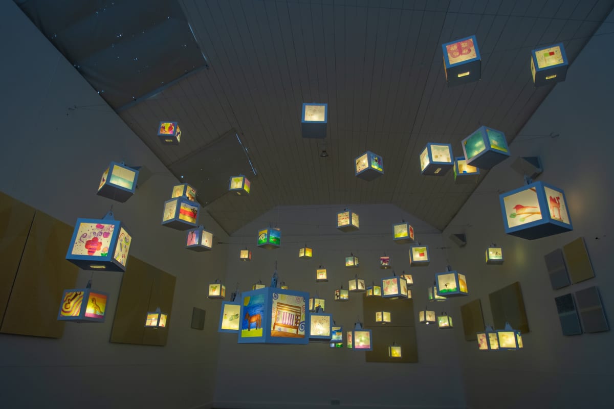 light box installation