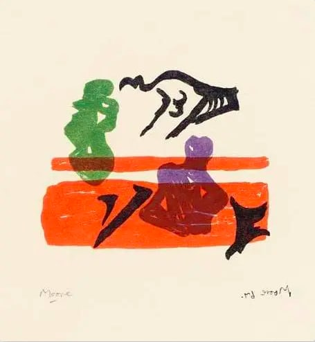 henry moore print