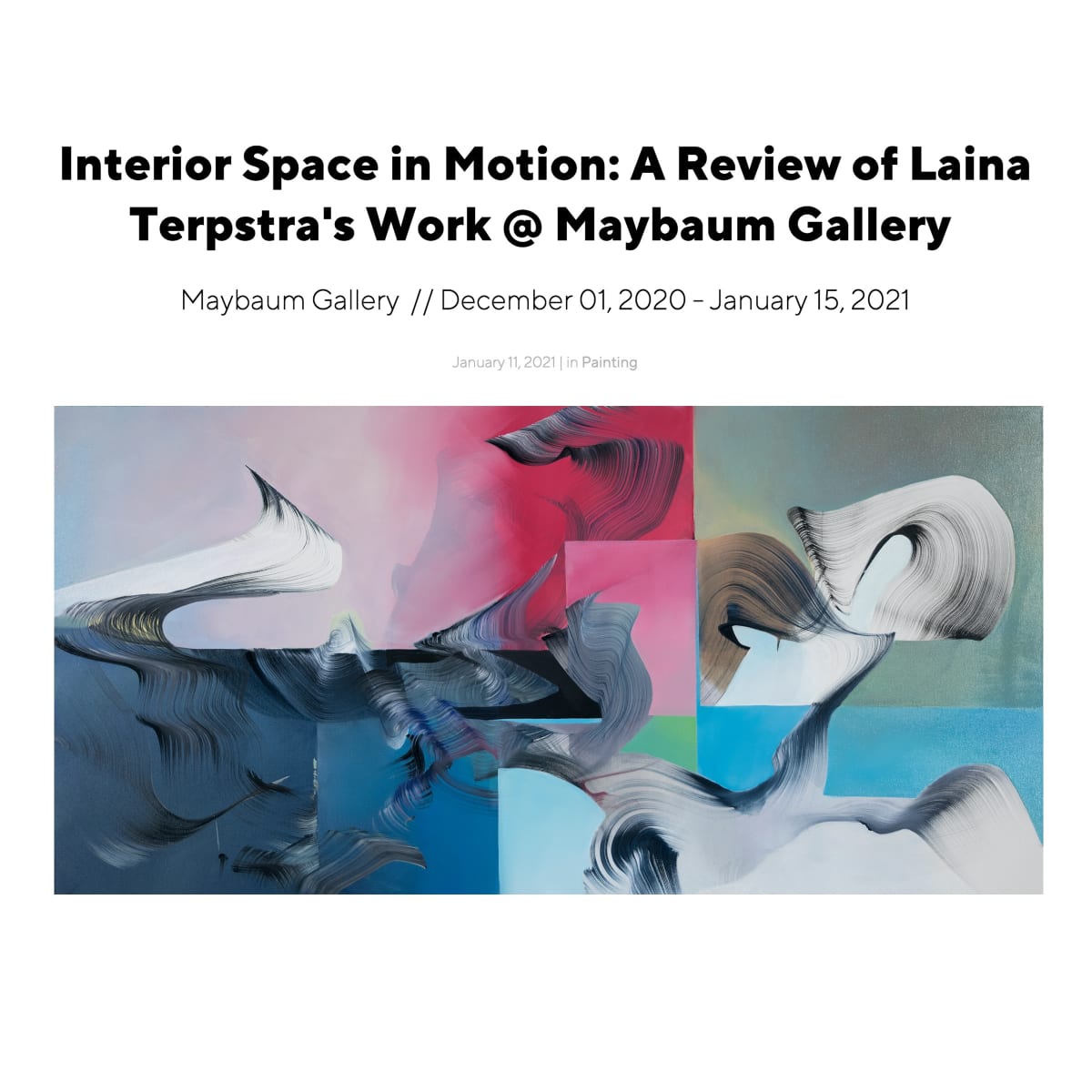 Laina Terpstra | Maybaum Gallery