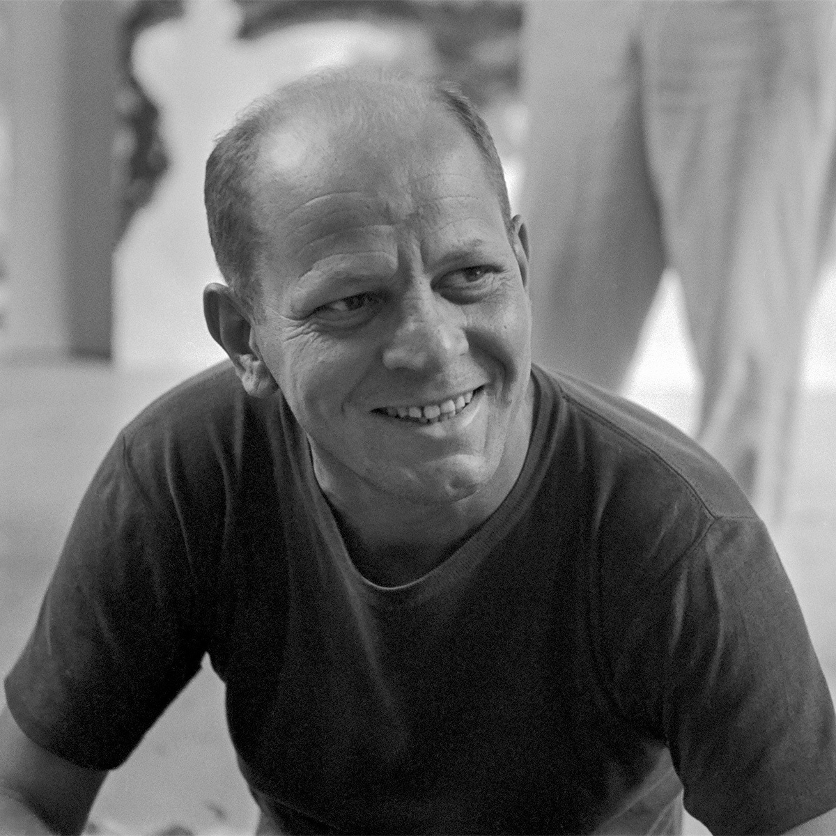 Jackson Pollock Portrait Before He Created His Vibrant Drip Paintings,