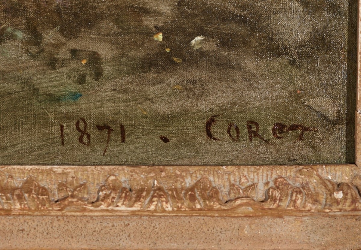 Jean-Baptiste-Camille Corot, MORNING HAZE ON THE MARSH (BRUME MATINALE ...