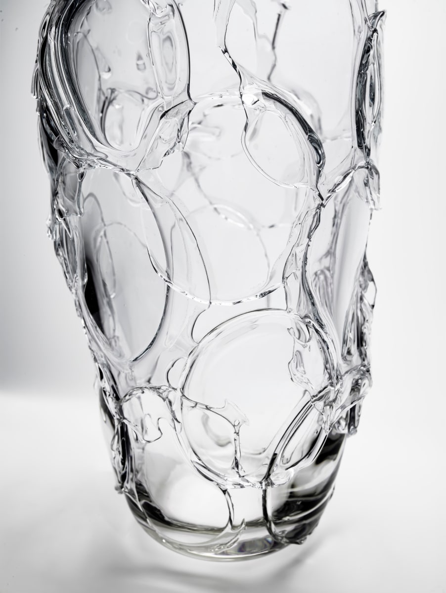 Emmanuel Babled, Burst Bubbles Clear Vase, 2024 | Twenty First Gallery