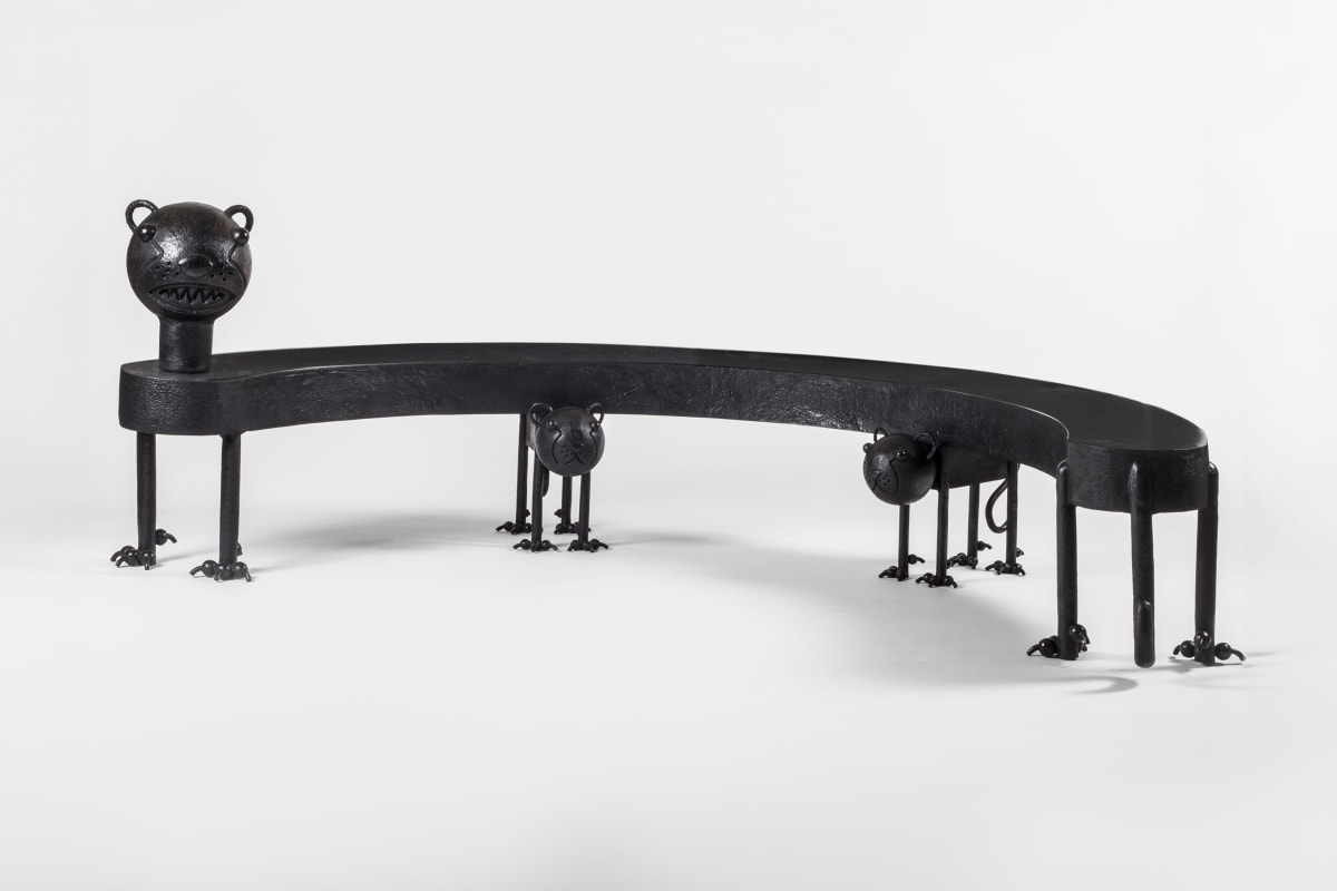 Jean-Marie Fiori, Cat Bench, 2000 | Twenty First Gallery