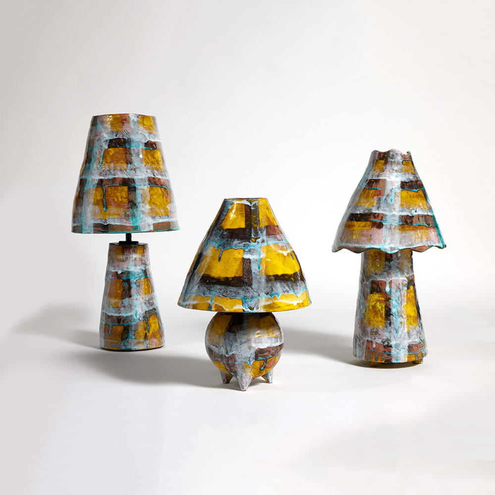 Alice Gavalet, Untitled (Yellow Tartan Lamp II), 2023 | Twenty First ...