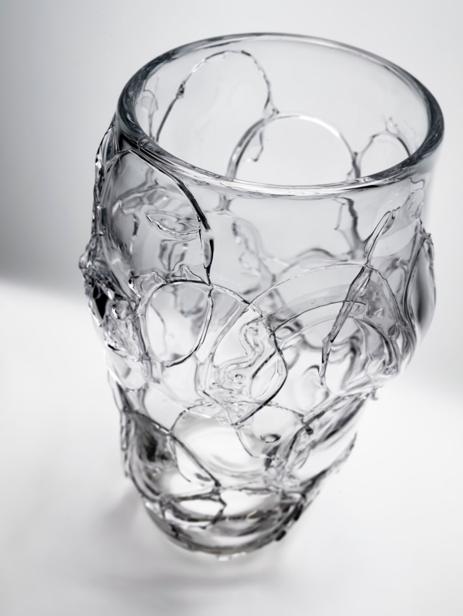 Emmanuel Babled, Burst Bubbles Clear Vase, 2024 | Twenty First Gallery