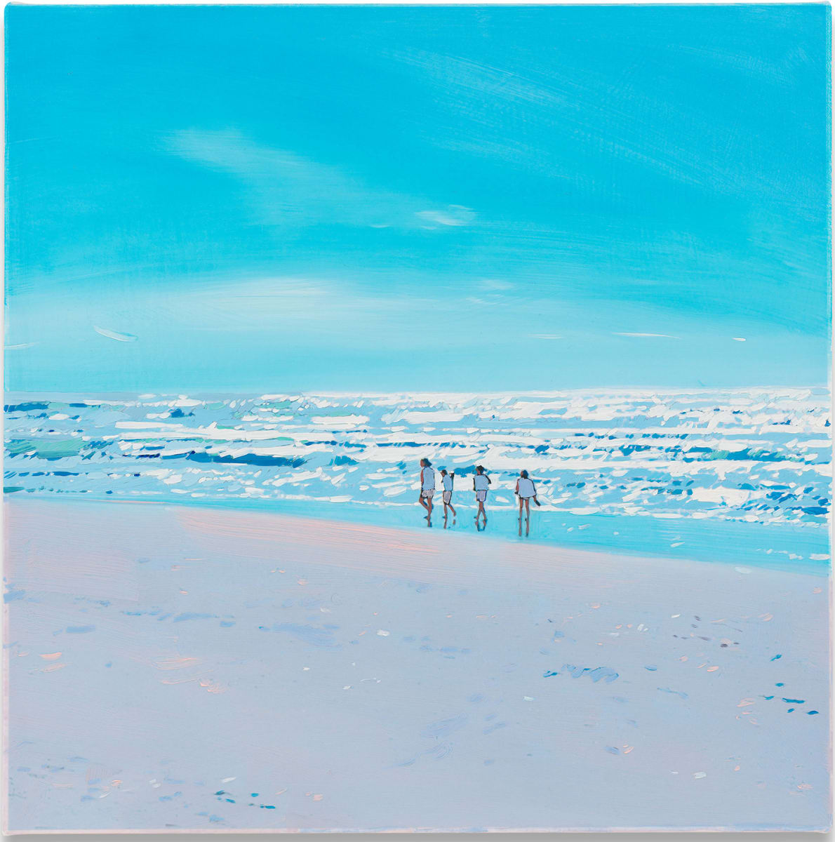Isca Greenfield-Sanders, Four Figures Beach, 2024 | Berggruen