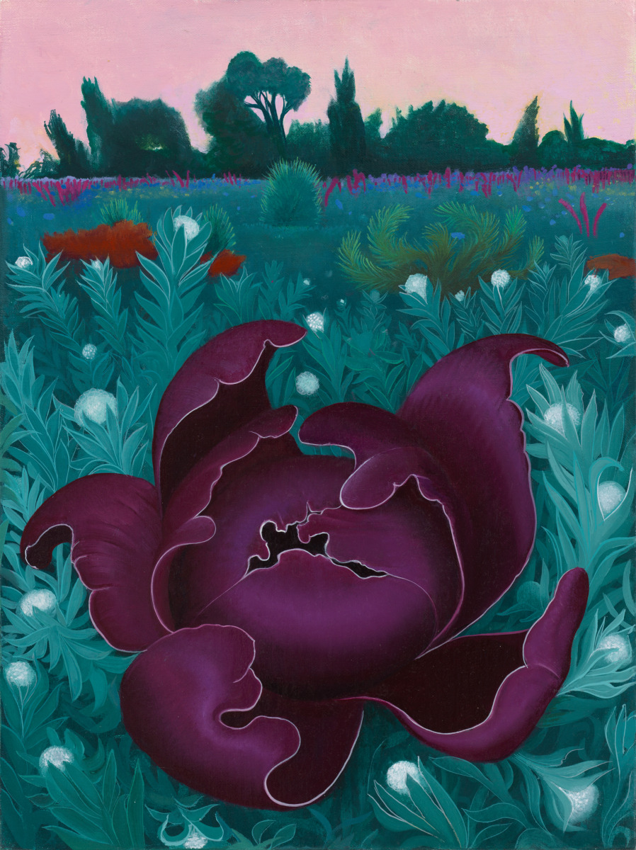 Inka Essenhigh, Red Flower in Late Summer, 2021 | Victoria Miro