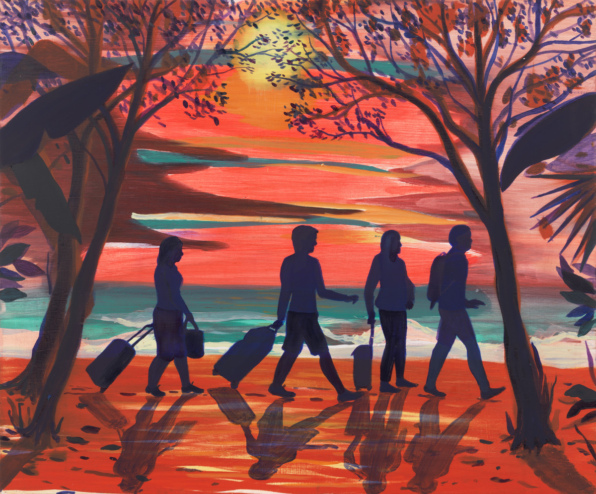 Jules de Balincourt, Arrivalists, 2019 | Victoria Miro