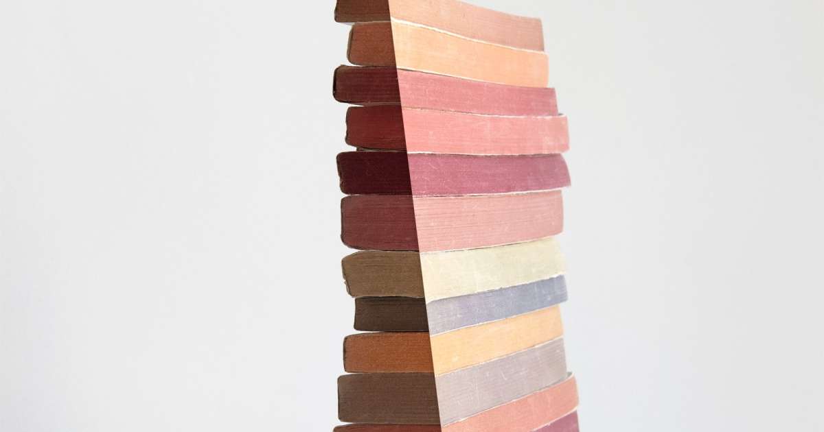 Mary Ellen Bartley: Chromatic Fiction, Pyramid, from the series Split Stacks, 2022 | Jackson ...