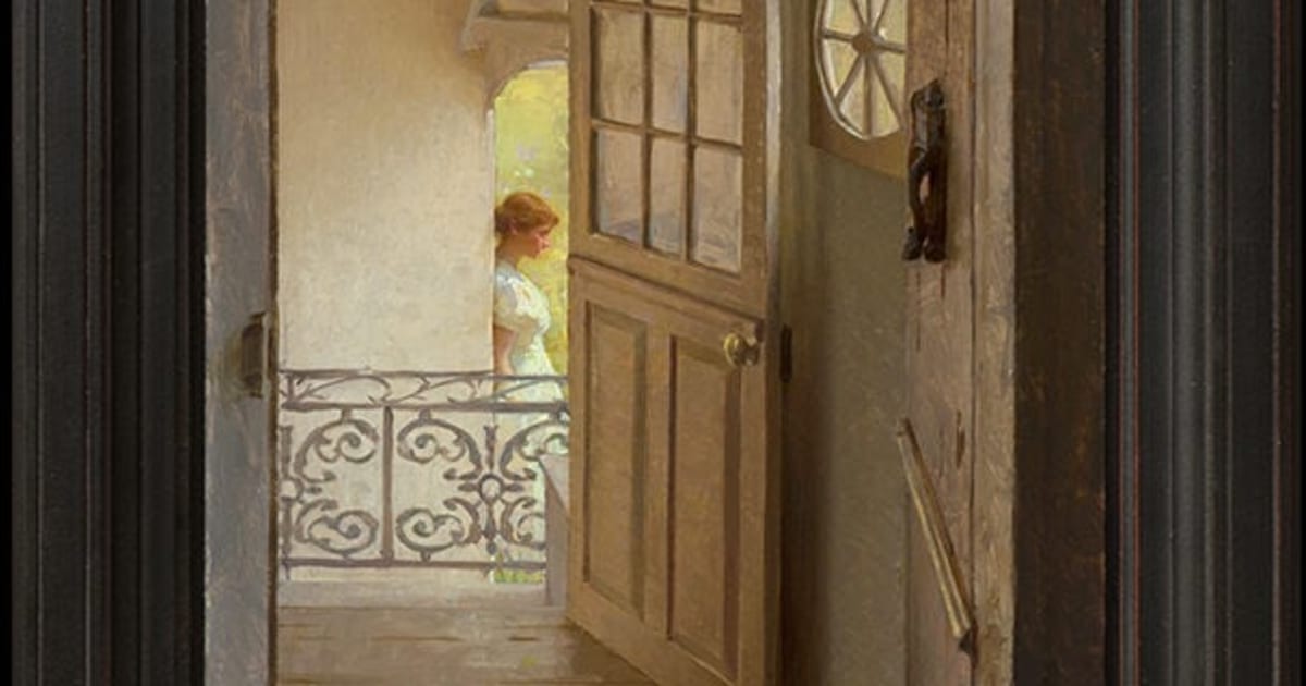 Alex Venezia, Standing Outside the Doorway, 2024 | ARCADIA CONTEMPORARY