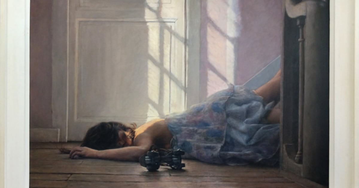 Alex Russell Flint, The Landing, 2019 | ARCADIA CONTEMPORARY