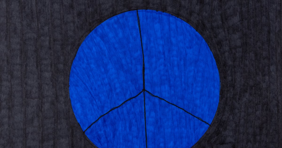 Bill Lilly, Peace Sign, 2022 | Arts of Life - Circle Contemporary
