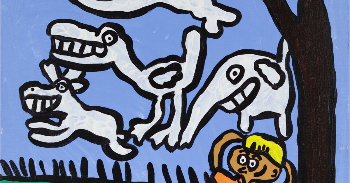 Alex Scott, The Boy with a Head of a Clouds , 2024 | Arts of Life - Circle Contemporary