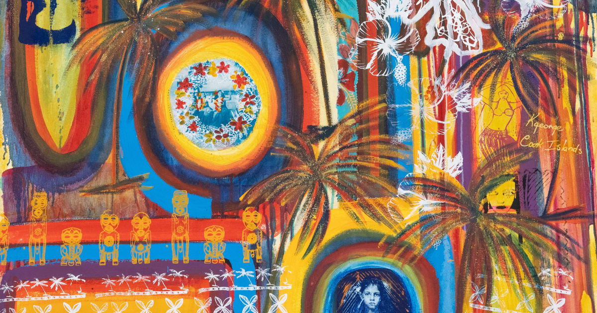Kay George, Arorangi Serenity (Multi Cultural), 2023 | Bergman Gallery
