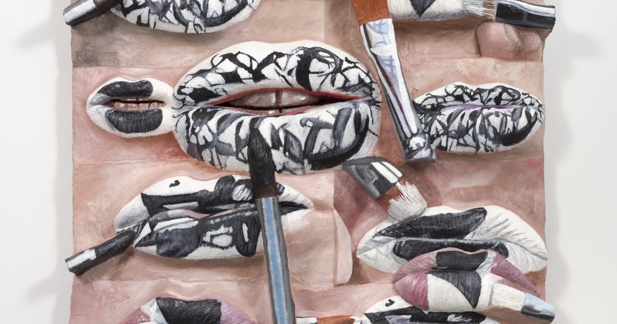 Gina Beavers Works Marianne Boesky Gallery