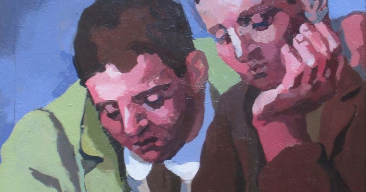 ROBERT DUKES, After Picasso: Reading the Letter, 2020 | Browse & Darby