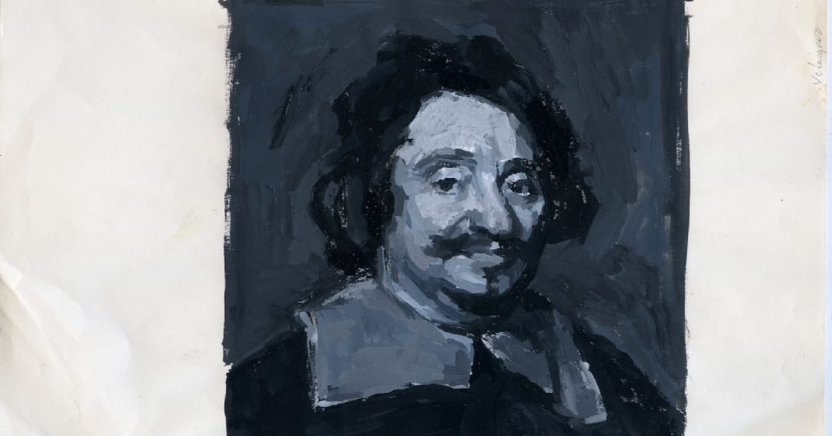 ROBERT DUKES, After Velazquez, Portrait of a Man, 1988 | Browse & Darby