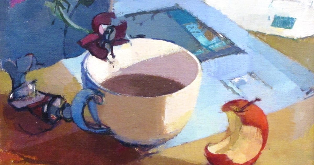 JANE PATTERSON, Cup and Apple Still Life | Browse & Darby
