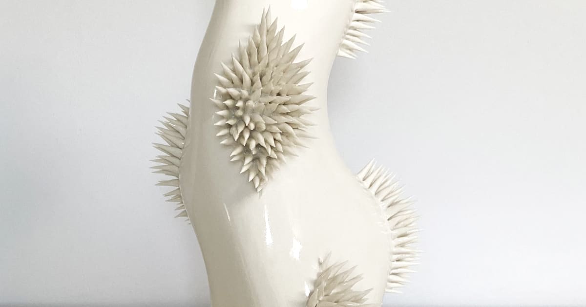 Ikuko Iwamoto - Spiky Vase | Cavaliero Finn Gallery Ltd