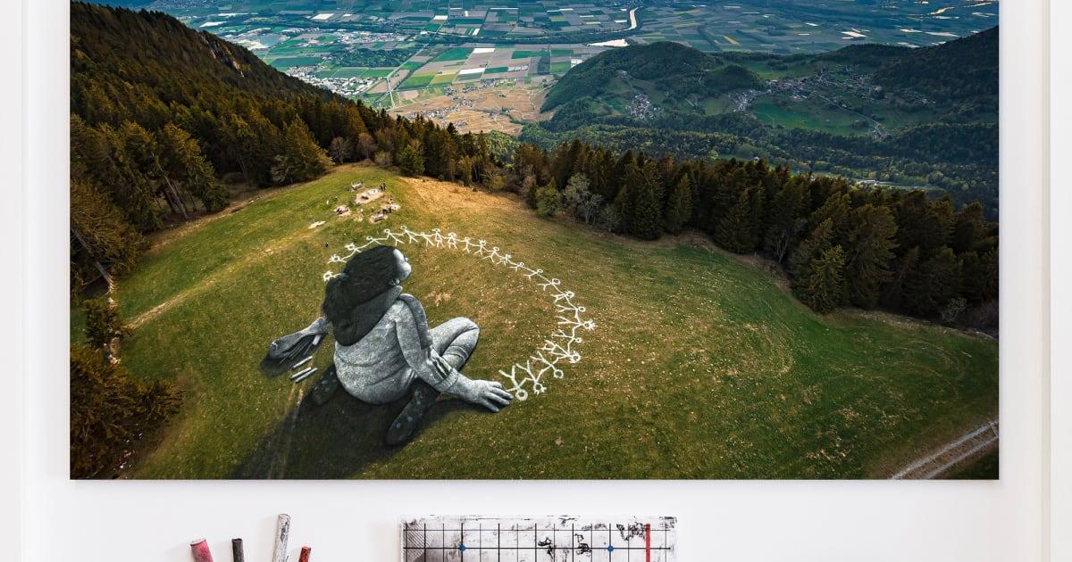 Saype - Works | DANYSZ