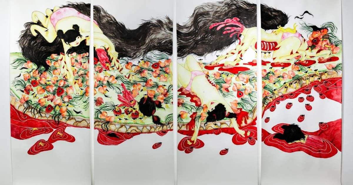 Cathy Lu, Girls in Peach Garden, 2013 | gdm