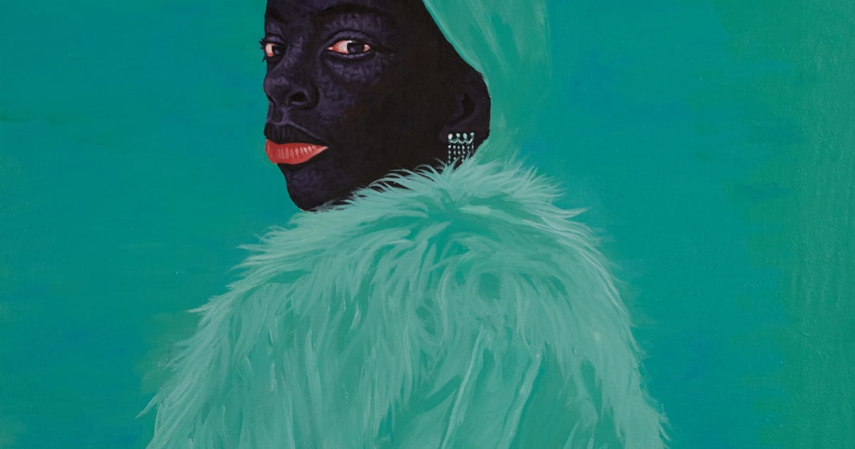 Kwesi Botchway, Green Fluffy Coat, 2020 | Gallery 1957