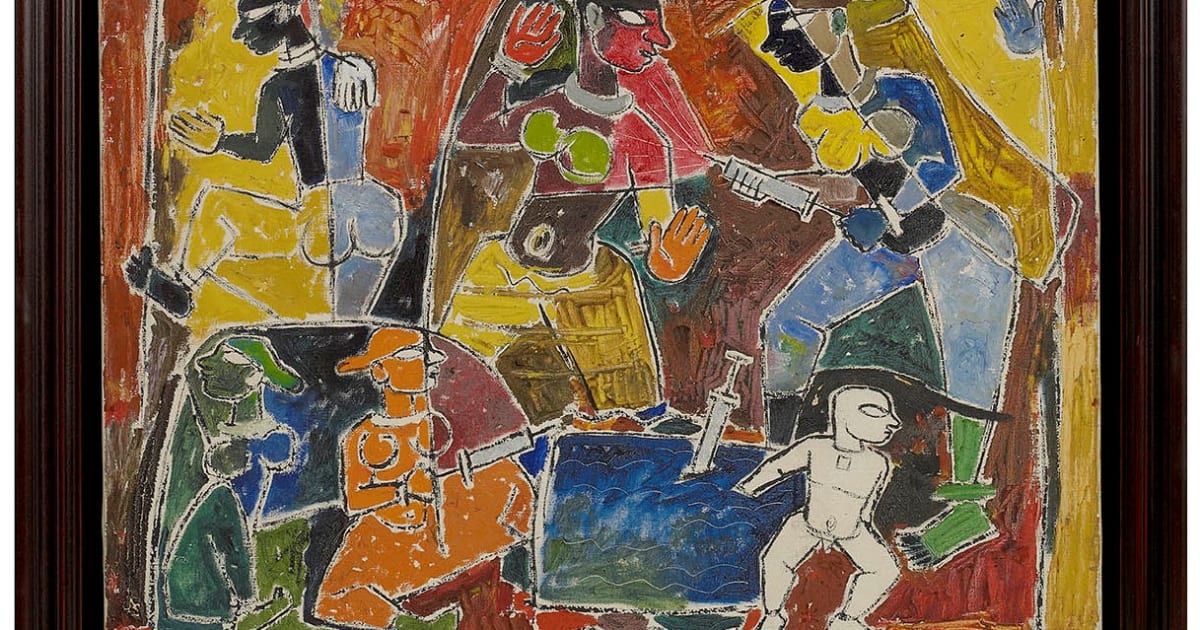 Maqbool Fida Husain - Works | Grosvenor Gallery