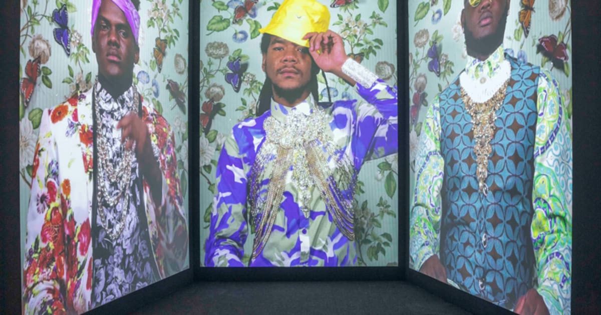 Ebony G. Patterson, ...three kings weep..., 2018 | Hales Gallery