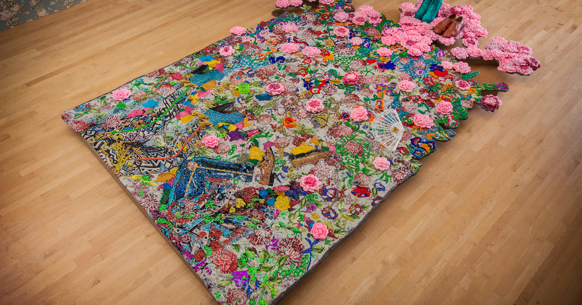 Ebony G. Patterson, where we found them, 2014 | Hales Gallery