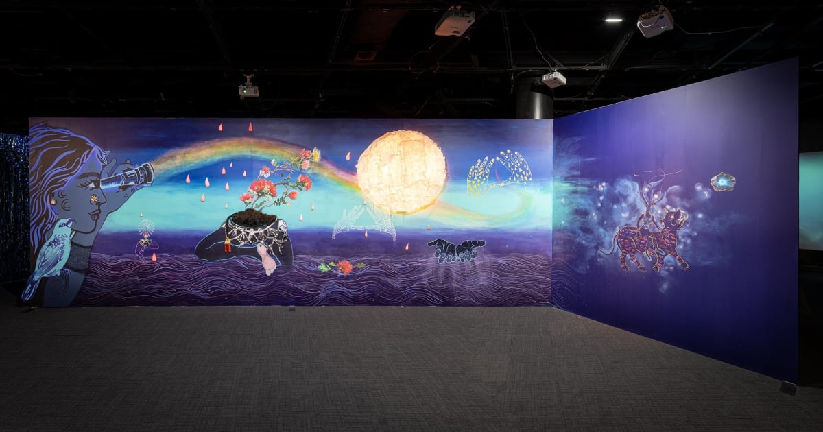 Chitra Ganesh, Installation View, Chitra Ganesh, Hawaii Triennial, 18 ...