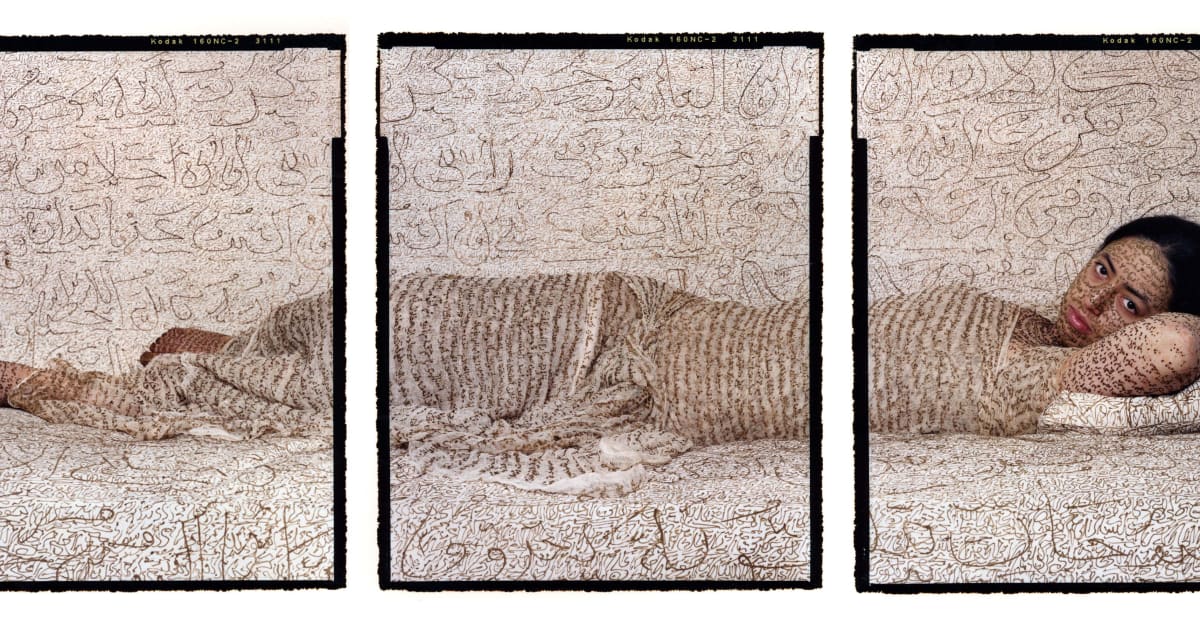 Lalla Essaydi, Les Femmes du Maroc: Reclining Odalisque, 2008 | Edwynn ...