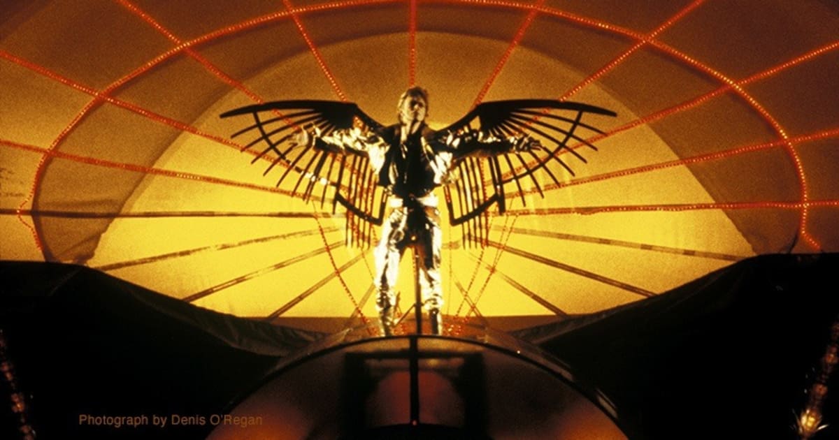 DAVID BOWIE, Glass Spider Angel, 1987 | Denis O'Regan Photographer