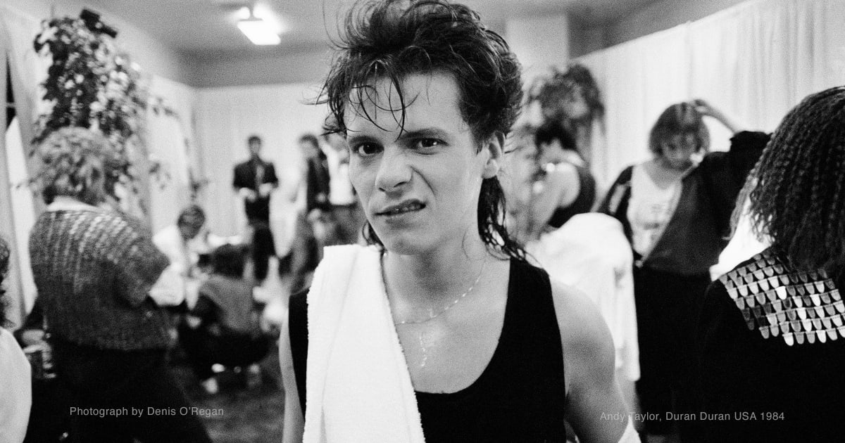 DURAN DURAN, Andy Taylor backstage, 1984 | Denis O'Regan Photographer