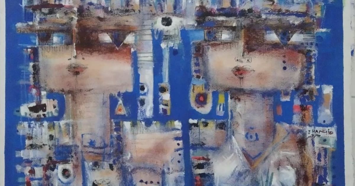 Ibrahim Hamid - Works | Khawla Art Gallery