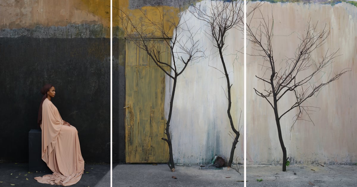 Maïmouna Guerresi, Awa in the Winter Garden, 2022 | Mariane Ibrahim Gallery