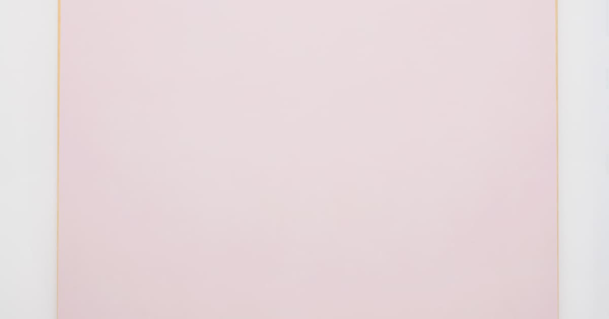 Ettore Spalletti, Rosa, fiore di pesco, 2016 | Marian Goodman