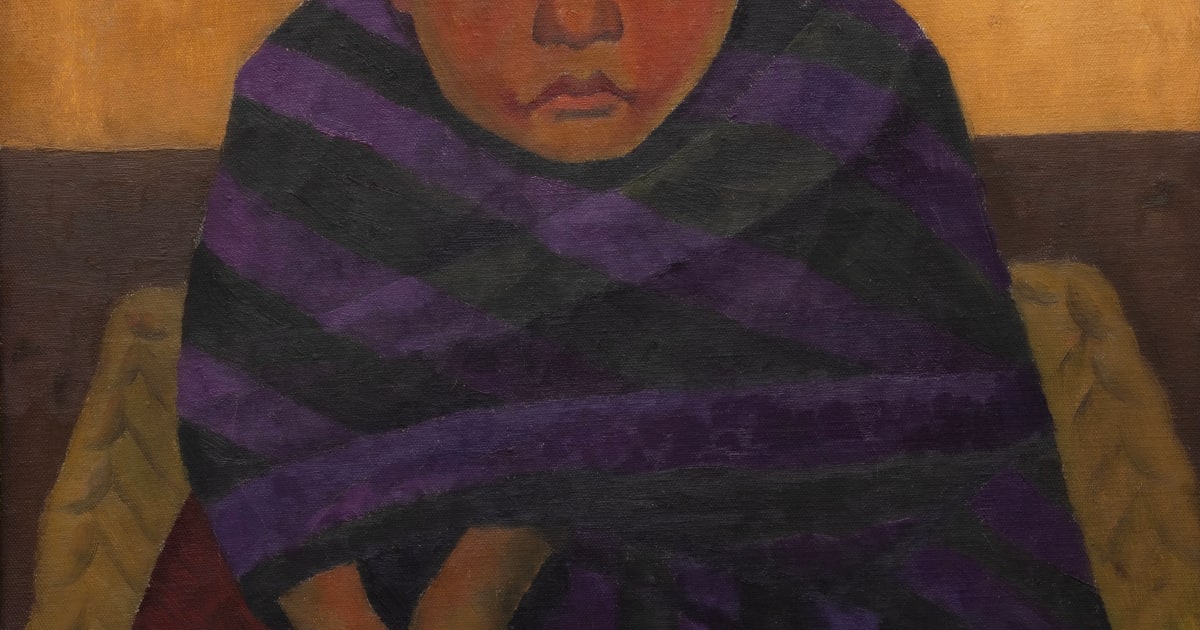 Diego Rivera, Niña sentada con rebozo (Seated Child with Shawl), 1929 ...