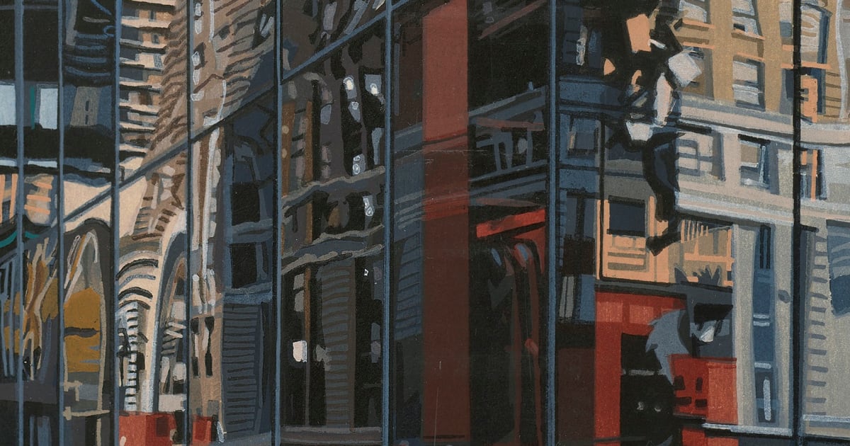 Richard Estes, Detail, Times Square, 2000 | Schoelkopf Gallery