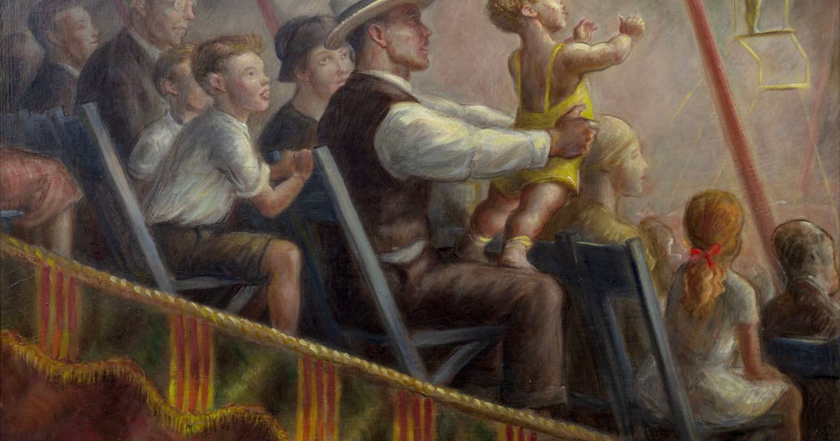 John Steuart Curry, At the Circus, 1936 | Schoelkopf Gallery