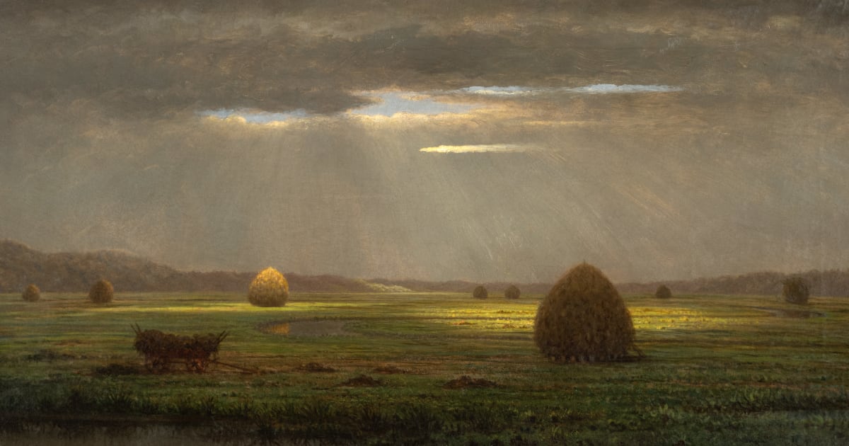 Martin Johnson Heade, Clearing Sky, Newbury Marsh, c. 1870s ...