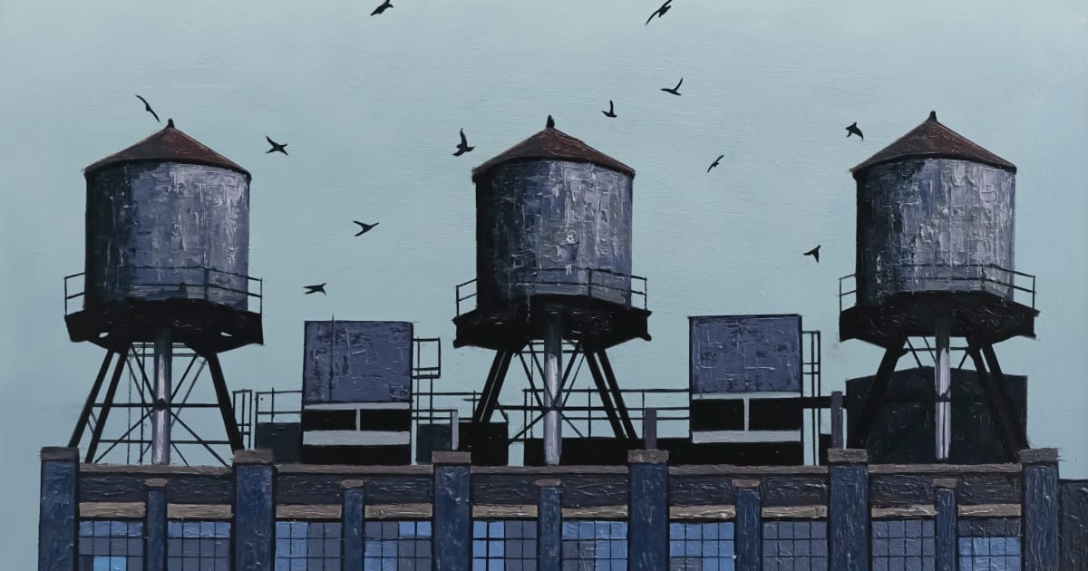 Neil Douglas, Three Towers, 2019 | Portland Gallery