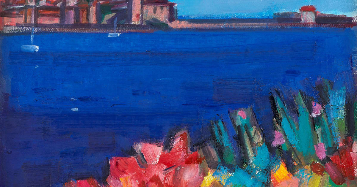 Archie Forrest, View from Hotel Room, Collioure, 2022 | Portland Gallery